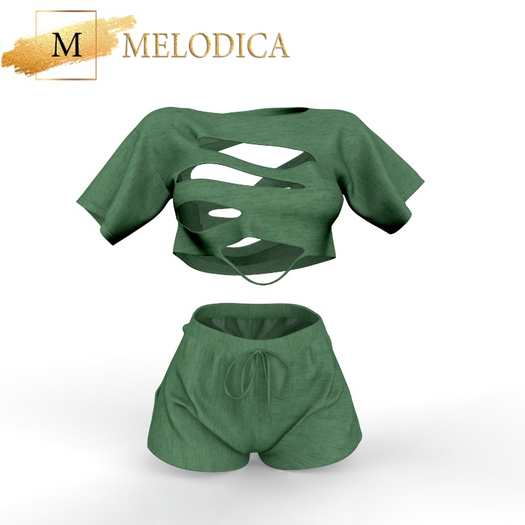 Second Life Marketplace Reborn Syry Outfit Green